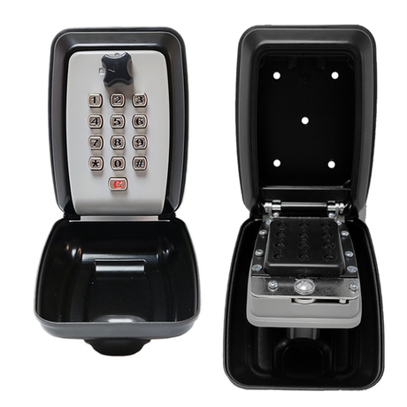 Push Button Wall Mounted Key Storage Safe Lock Box - Buy Push Button ...